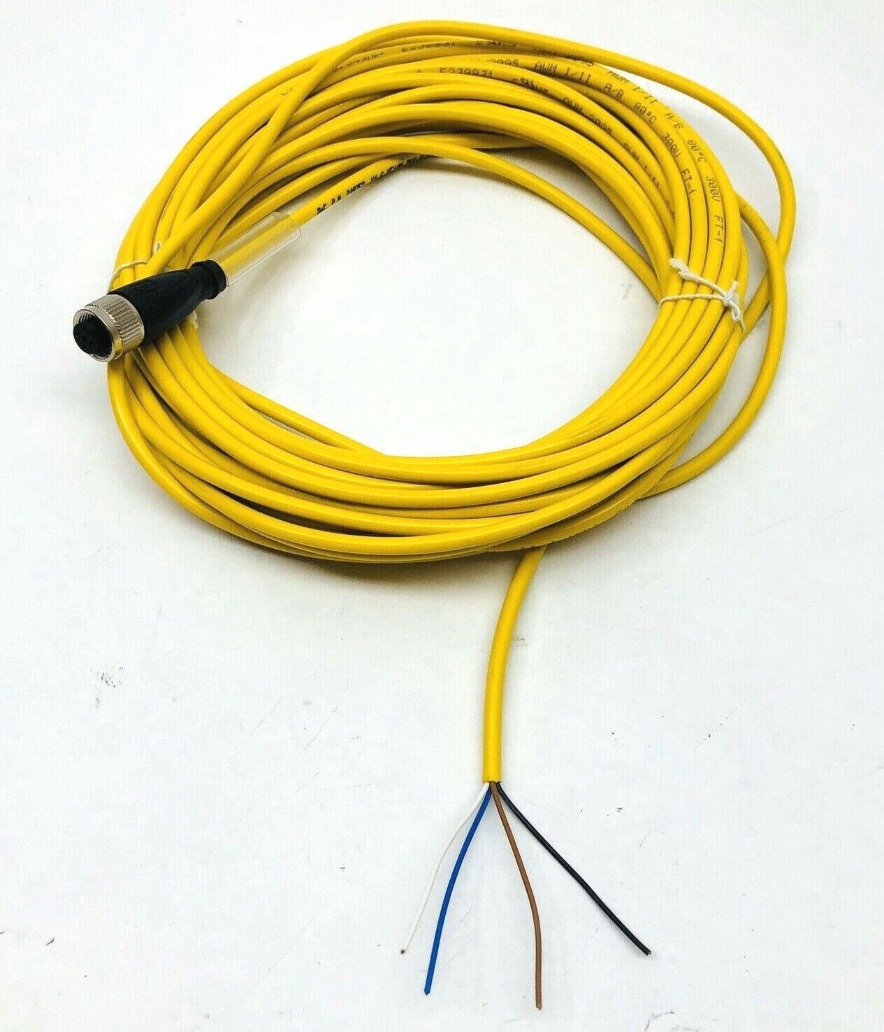 LiYY CONTACT SENSOR-RECEPTACLE YELLOW CABLE 4 X 0.34 MM E238831 | eBay