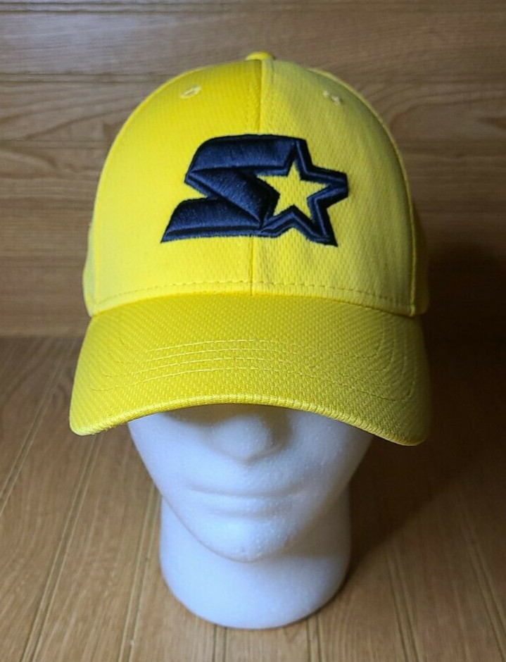 Yellow Starter Brand Logo S Star Embroidered Ball Cap… - Gem
