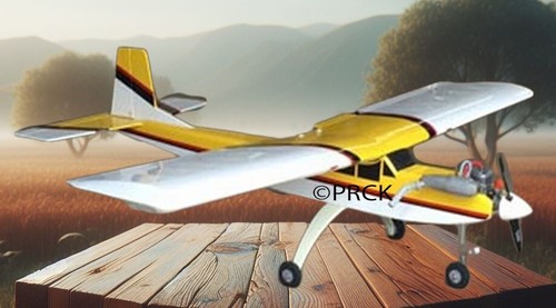 High Wing Advanced Trainer II 55" WS RC Model Airplane Printed Plans ...