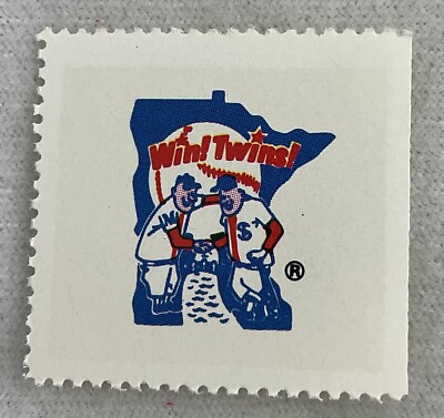 MLB 1983 Fleer Baseball Stamp-Team Logo-Minnesota Twins | eBay