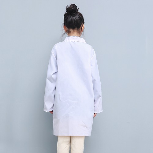 Kids Doctors White Lab Coat Scientist Childrens Fancy Dress Costume ...