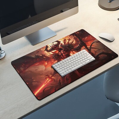darth maul diablo keyboard mouse pad desk mat game pad 40x75cm | eBay