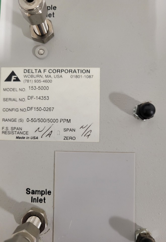 Delta F DF-150 Oxygen Analyzer | eBay