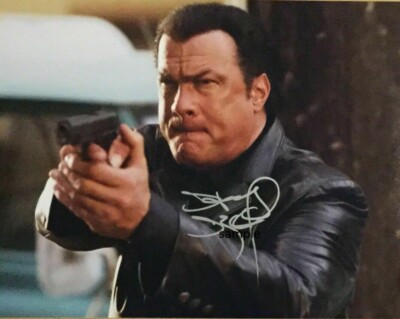 STEVEN SEAGAL REPRINT 8X10 AUTOGRAPHED SIGNED PHOTO MAN CAVE CHRISTMAS ...
