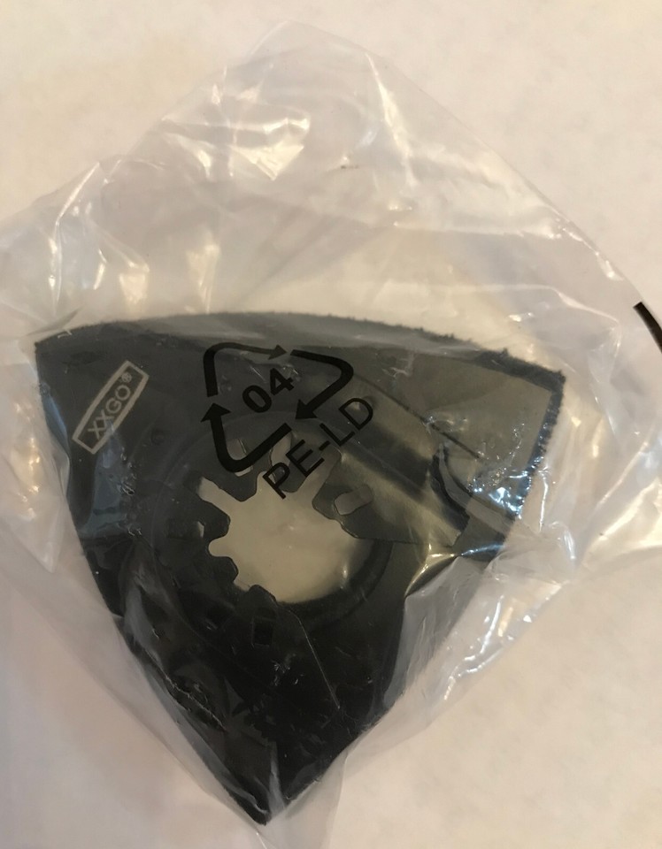 OSCILLATING TOOL SANDING PAD BLADE 3/8" 80mm TRIANGLE HOOK & LOOP Quick ...