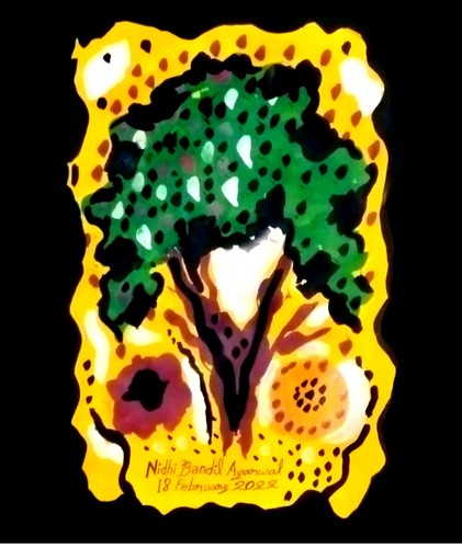 Original Painting Made & Signed By World Fame Artist Nidhi Bandil ...