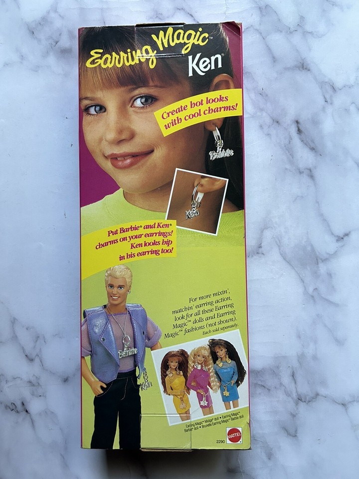 Vintage Mattel 1992 Earring Magic Ken Barbie Doll | eBay