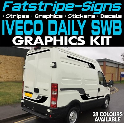 to fit IVECO DAILY SWB GRAPHICS STICKERS STRIPES DECALS MOTORHOME ...