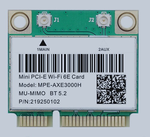 For intel WiFi 6E mini PCI-E Wireless Network Card 802.11AX PCIe WiFi ...