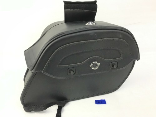 Viking Bags Warrior Slanted Leather Throw Over Saddlebags | eBay Australia