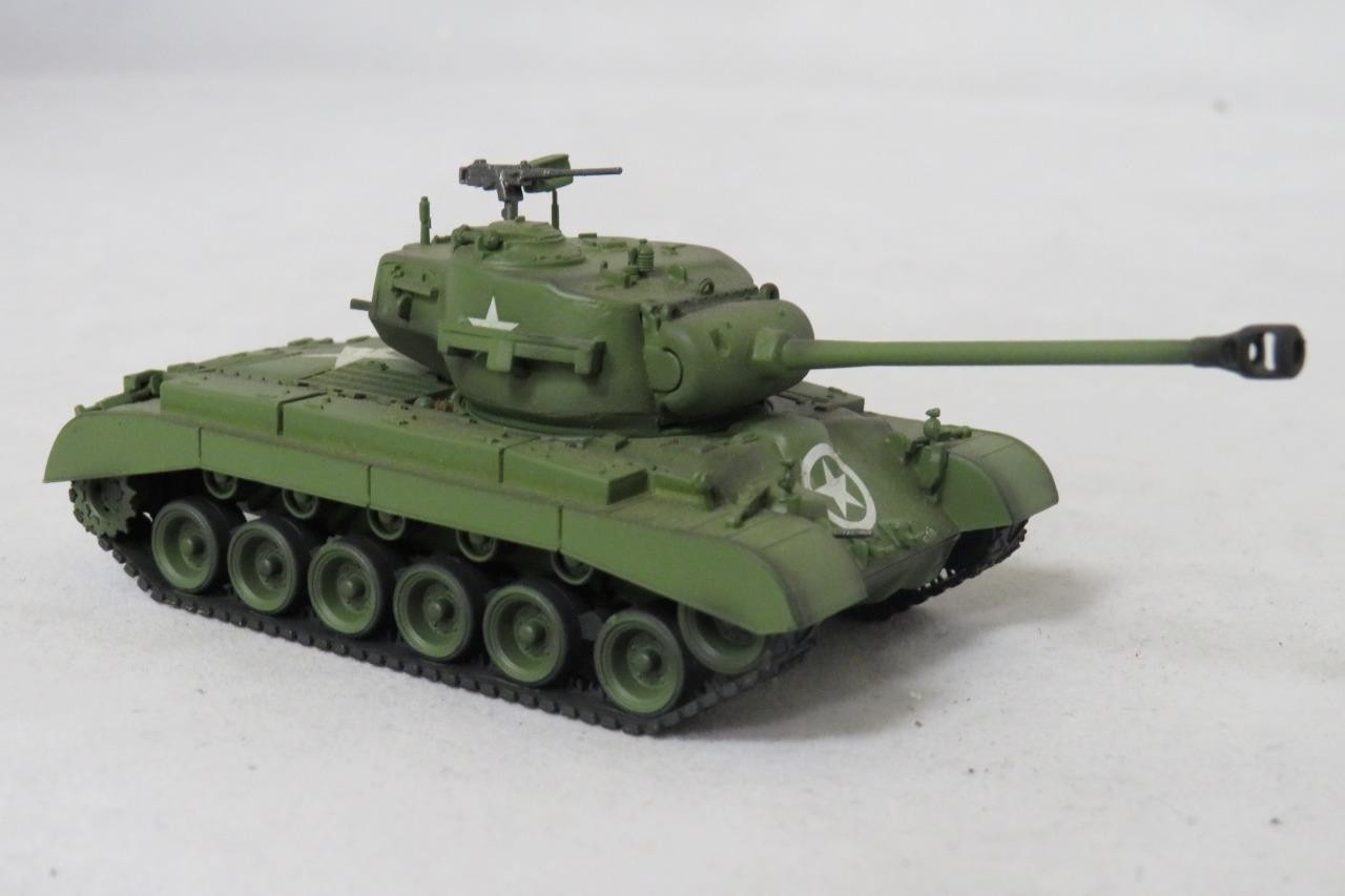 Easy Model - US M26 Pershing - Green Paint - 1/72 - Plastic Model Tank ...