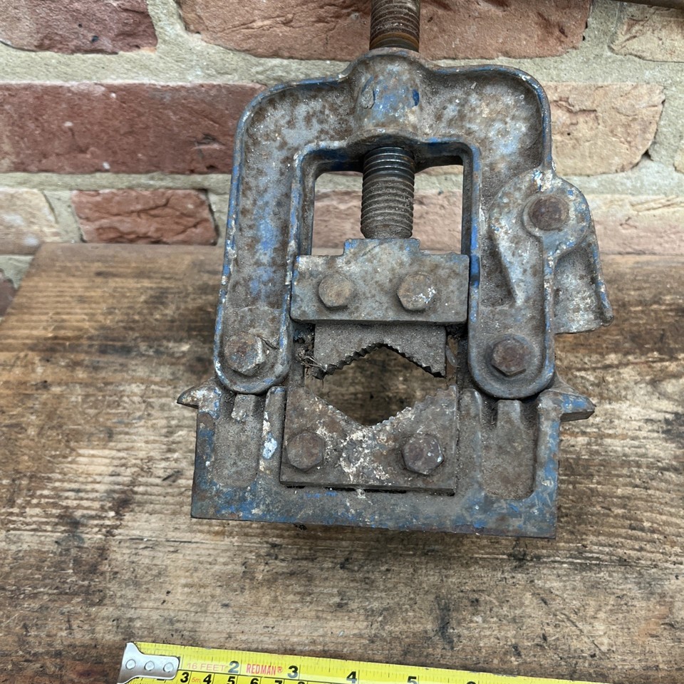 Vintage Record pipe vice clamp all moves restoration or spares | eBay UK