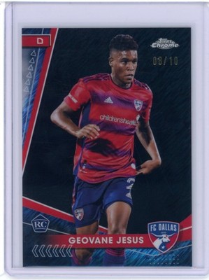 2024 TOPPS CHROME MANIA MLS SOCCER ROOKIE BLACK SHIMMER GEOVANE JESUS ...