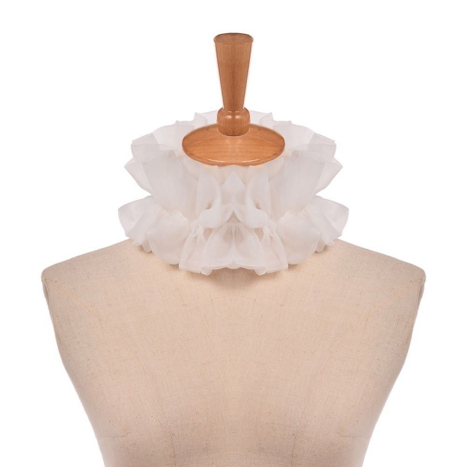 Renaissance Ruff Collar Victorian Neck Ruff Elizabethan Fancy Dress ...