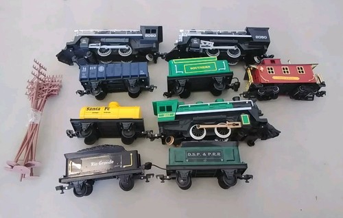 Eztec Scientific Toys New Bright locomotive Train CarLot G Scale 9 Lot ...