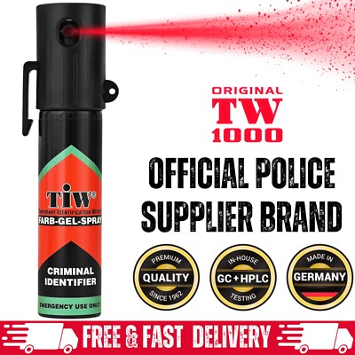 Self-Defence Spray 20mL Farb-Gel Red Criminal ID Dye Police Used Brand ...