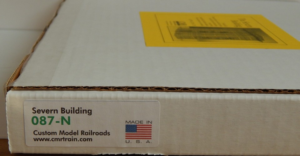 CMR N-Scale; #087-N SEVERN BUILDING detailed acrylic building kit. NEW ...