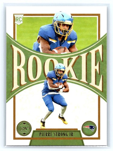 2022 Panini Legacy #167 Pierre Strong Jr. Football New England Patriots ...