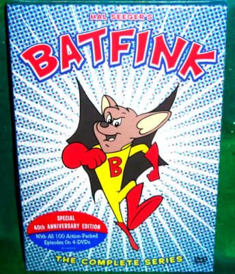 Batfink: The Complete Series DVD Set (4 Discs) Hal Seeger *NEW/SEALED ...