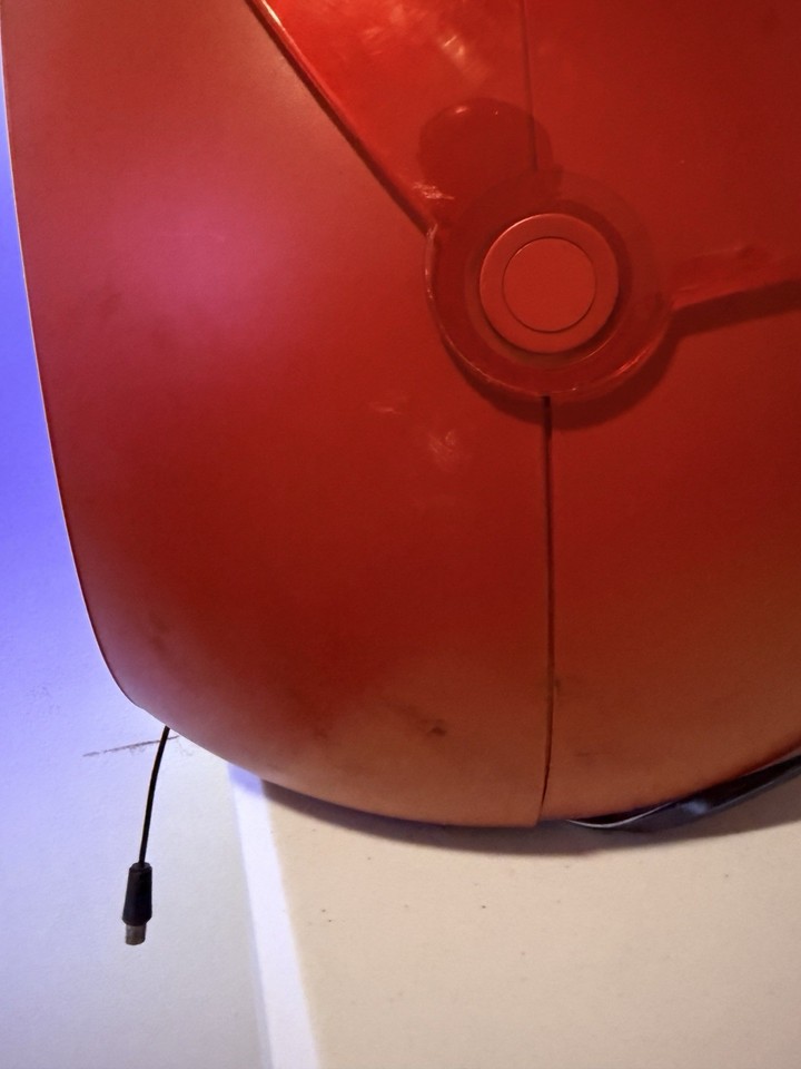 Memorex MSP-TV1300 Red Sphere Ball 13" CRT TV Retro WORKING Videoball ...