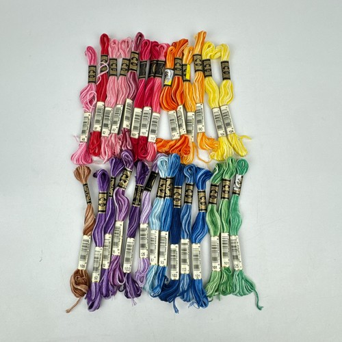 DMC Variegated 28 Skeins 6 Strand Embroidery Thread - Lot of 28 - NEW ...