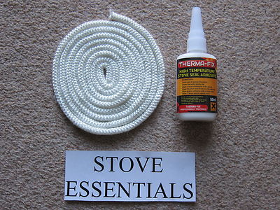 STOVE DOOR ROPE SEAL KIT 6MM (2 metres)WITH GLUE MORSO | eBay