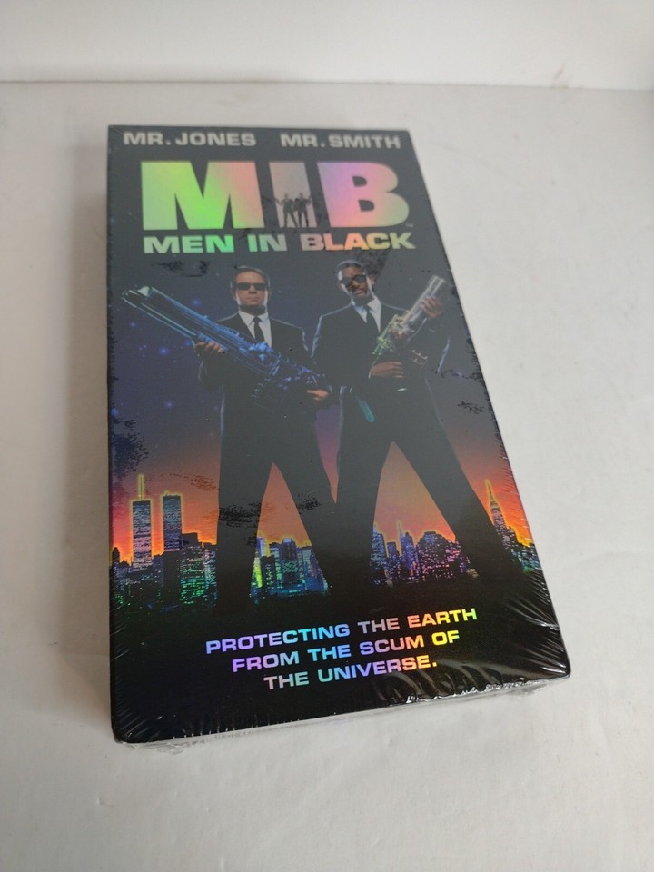 Men In Black MIB Factory Sealed VHS Tape Columbia Tri Star 1997 New ...