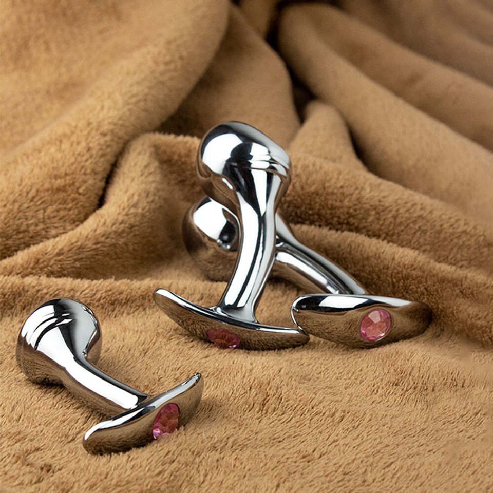 Dildo Unisex Anul Butt Plug Beads Insertion Prostate Massager G-spot ...