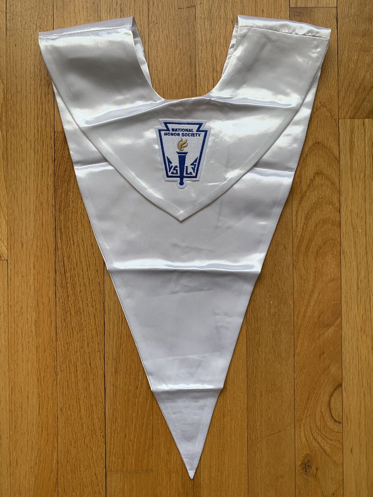 OFFICIAL National Honor Society White Graduation Sash Stole NHS (SEALED ...
