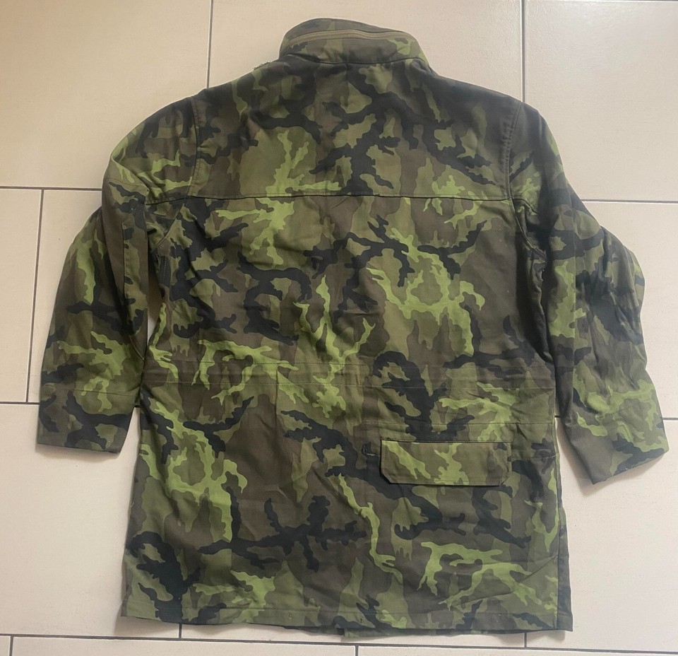 CZECH ARMY HOODED JACKET PARKA M95 CAMO Unissued size 176-100 | eBay