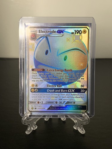 Pokémon TCG Electrode GX Hidden Fates SV57/SV94 Holo Full Art | eBay