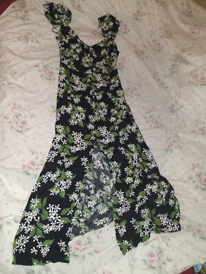 reformation baxley floral print midi dress sz 6 ELUC read description ...