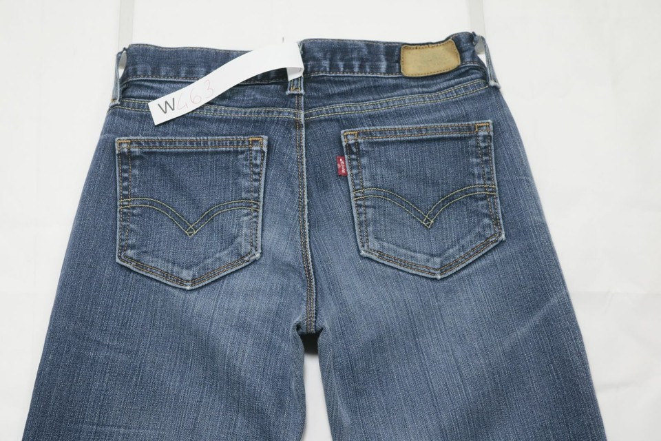 Levi's 522 Ultra Low Boot Usagé (Cod.W463) W27 L/ Denim Femme Taille ...