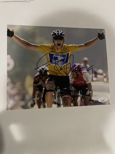 Lance Armstrong Signed 8X10 Photo Cycling JSA COA Autographed c | eBay
