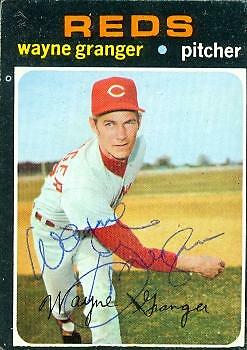 Wayne Granger autographed Baseball Card (Cincinnati Reds) 1971 Topps ...