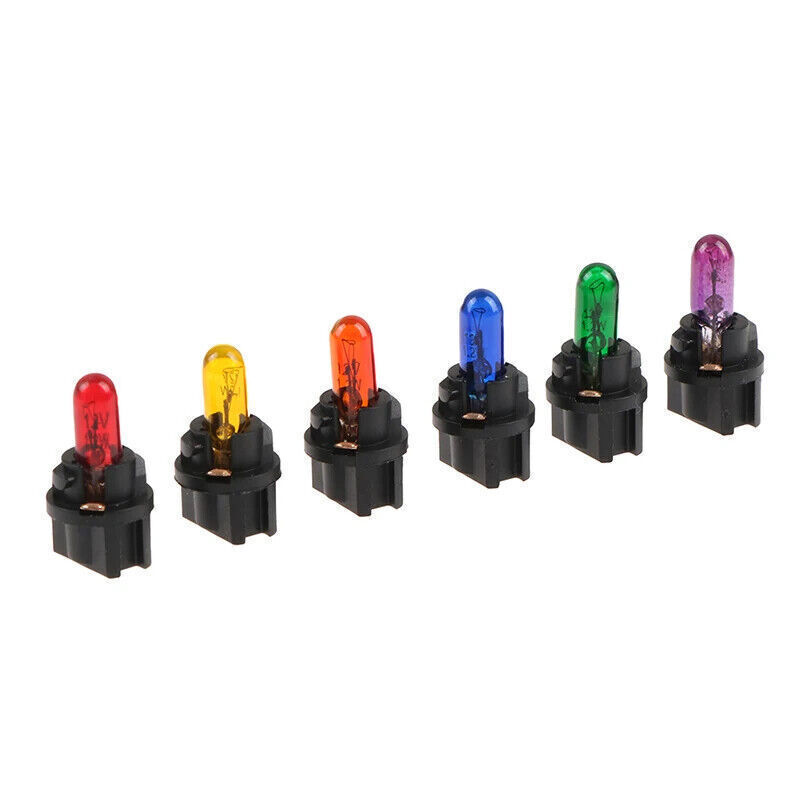10pcs T5 SMD LED Car Interior Dashboard Gauge Instrument Light Bulbs ...