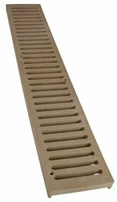 NDS 244 Spee-D 4" Channel Deck Driveway Drain Grate 2 ft. Length Sand ...