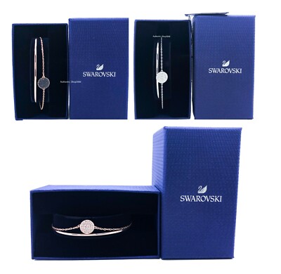 NEW Authentic SWAROVSKI Crystal Pave Bangle Bracelet 5274892 5389044 ...