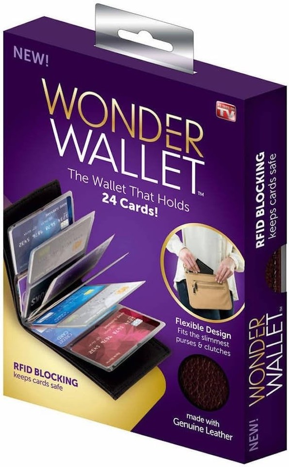 Wonder Wallet Amazing Slim Thin Wonder RFID Wallets As Seen on TV ...