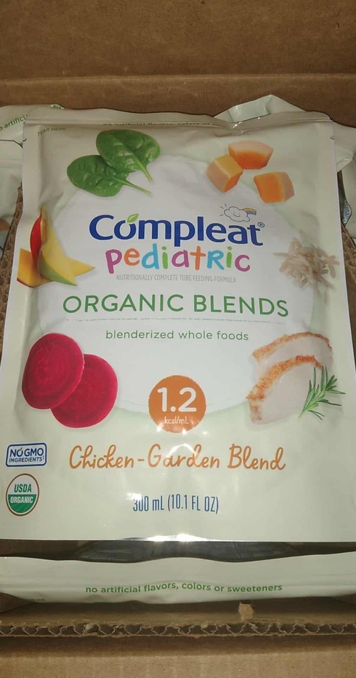 Compleat Pediatric Organic Blends Blenderized Tube Feeding Chicken ...