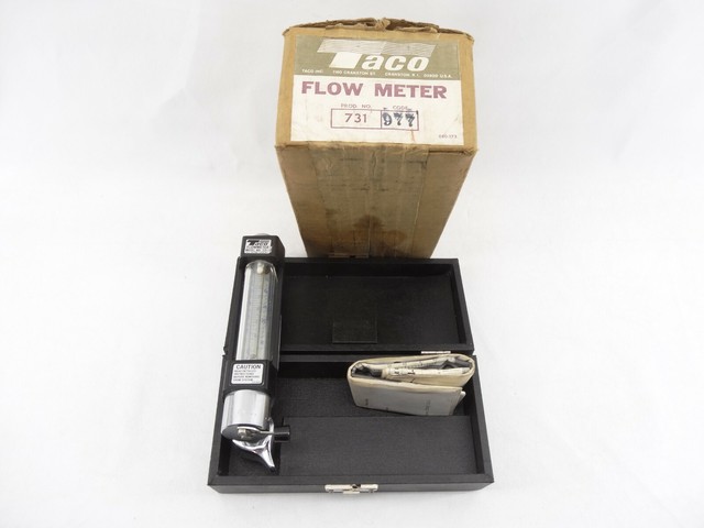 Taco Model 731-1 Flow Meter and Pipe Fittings for sale online | eBay