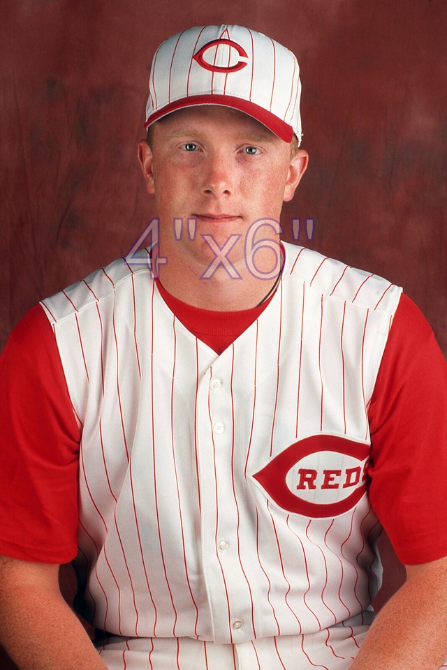 Justin Towle - 1996 Cincinnati Reds - choose a size - color print | eBay
