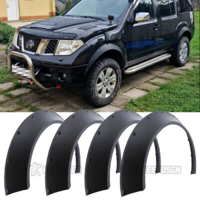4PCS 890mm 4.5" Fender Flares Wide Body Kits Wheel Arches For Nissan ...