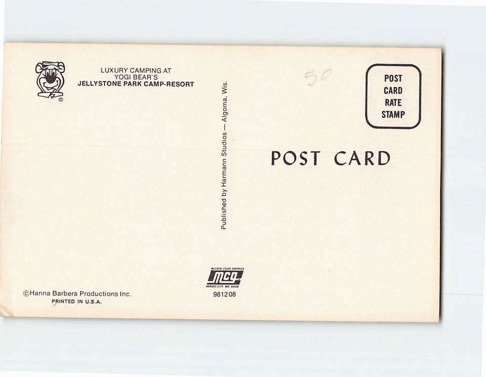 Postcard Luxury Camping At Yogi Bears Jellystone Park Camp Resort | eBay