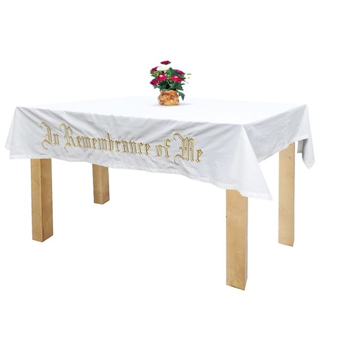 Rectangle Tablecloth 66.7x49.7"Holy Communion This Do in Remembrance of ...