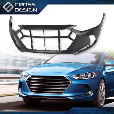 FRONT BUMPER COVER FIT FOR 2017-2018 HYUNDAI ELANTRA SEDAN 86510F3000 ...