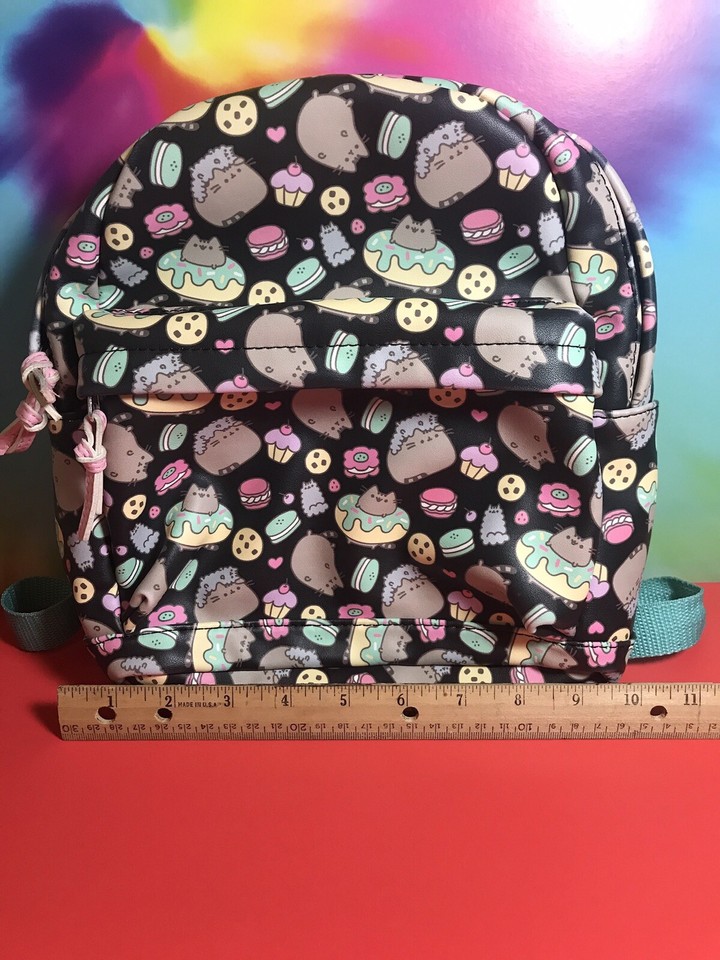 2017 Pusheen Friends Adorable Mini Backpack Bookbag Purse Snacks ...