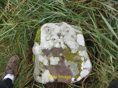 Photo 6x4 Ordnance Survey Cut Mark with Rivet Inverbervie A handy stone ...