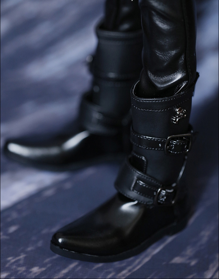 Black Mini Collection MSD SD 1/4 BJD Obitsu Doll Black long Military ...