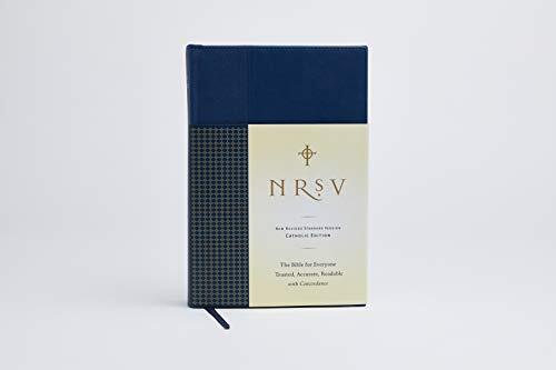 NRSV, Standard Catholic Edition Bible, Anglicized, Hardcover, Navy/Blue ...